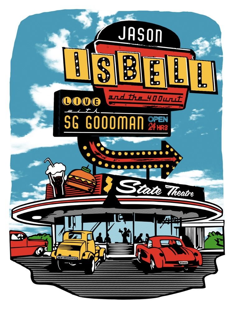 POSTER - New Brunswick, NJ August 1, 2023 – Jason Isbell