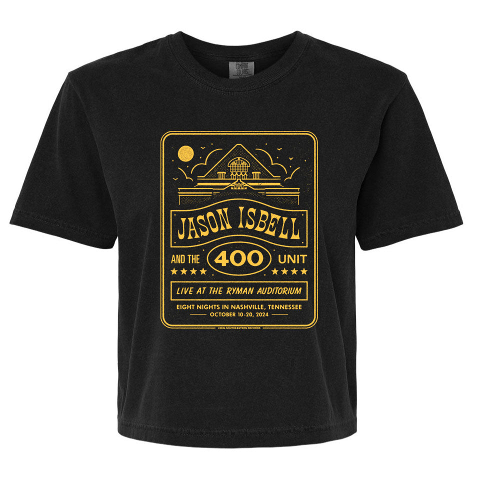 Women's 2024 Ryman Boxy T - Black – Jason Isbell